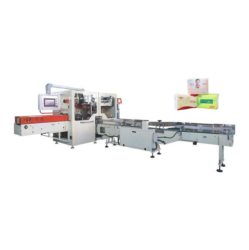 OK-602K Type Full Servo High Speed Facial Tissue Single Packing Machine ...